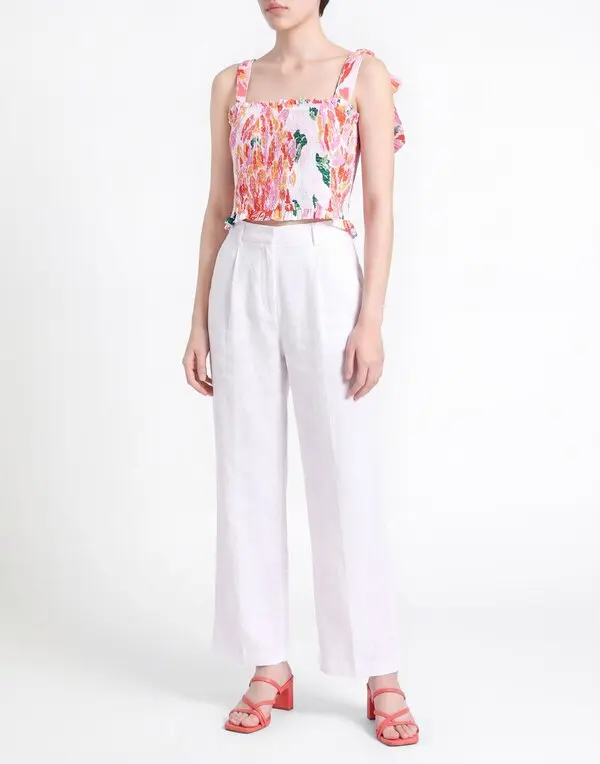 Poupette St Barth Cotton Shirred Top