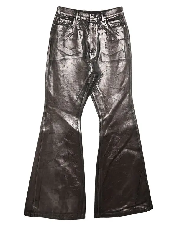 Rick Owens Jeans Bronze Size Cotton