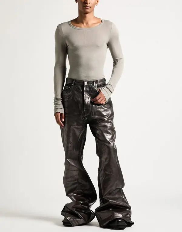 Rick Owens Jeans Bronze Size Cotton