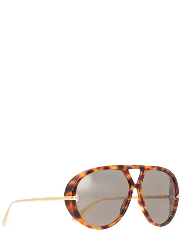 Bottega Veneta Aviator Sunglasses - Brown