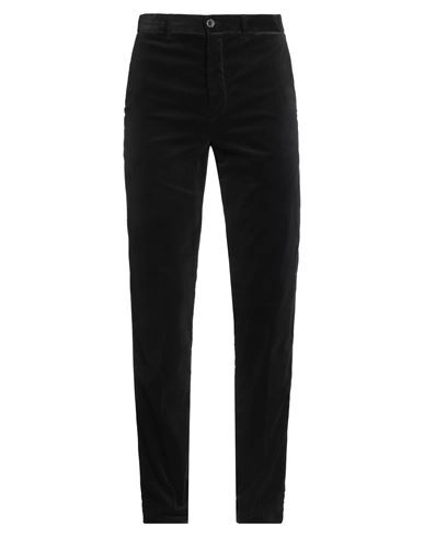 120% Lino Pants Size Cotton, Elastane - Black