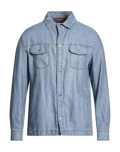 MOORER Denim Linen Overshirt