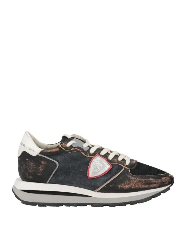 Philippe Model Sneakers Size Leather, Textile Fibers