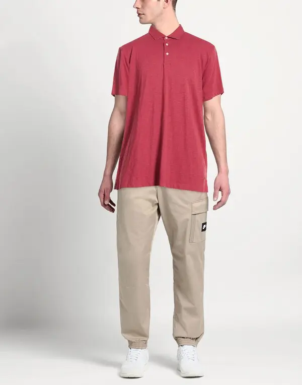 HACKETT Polo Shirt Size Cotton, Linen - Red