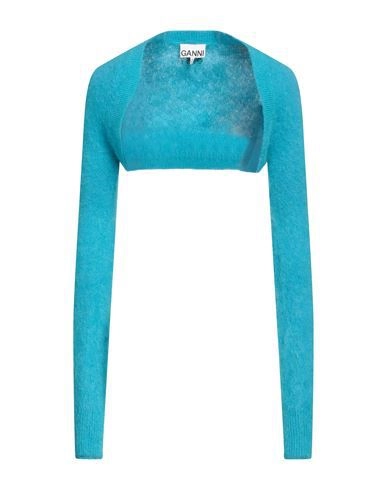 GANNI Alpaca Wool Blend Shrug