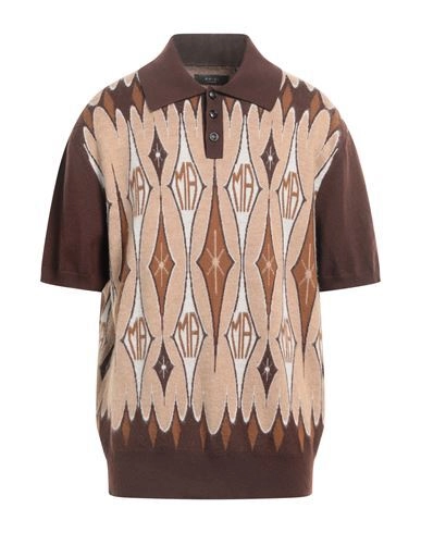 Amiri Polo Shirt Size Wool - Brown