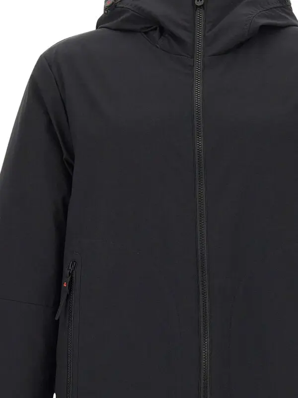 Peuterey Metide Srtr Drawstring Hooded Coat - Black