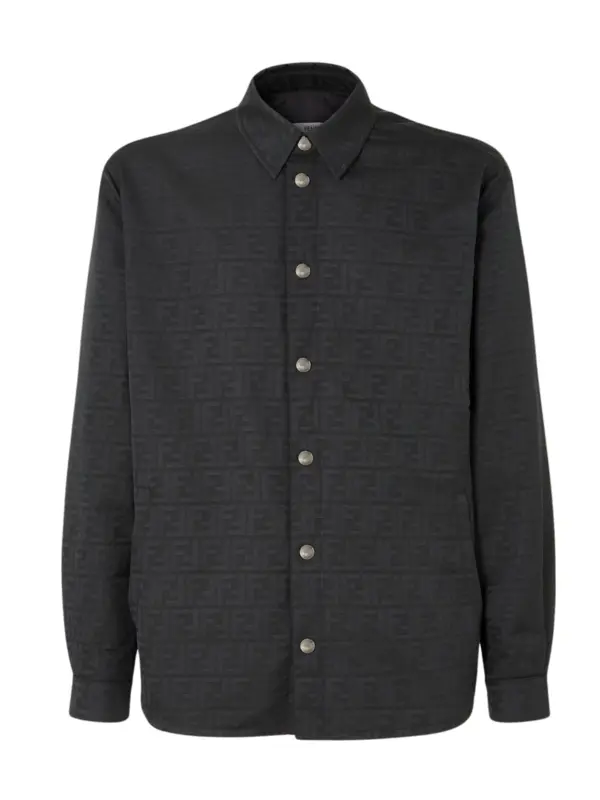 Fendi Blouson In Technical Fabric - Black