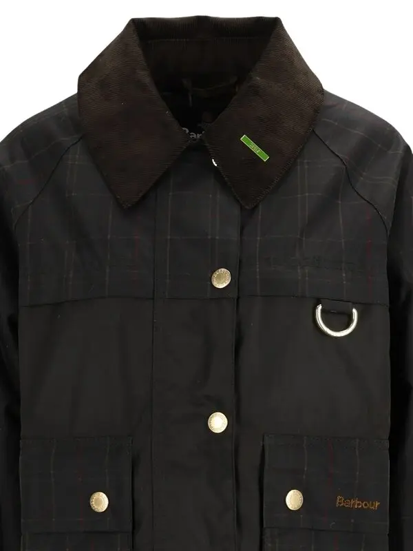 Barbour Tartan Spey Waxed Jacket