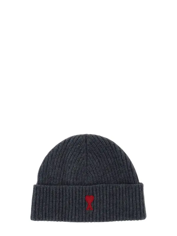AMI Paris Wool Hat - Grey