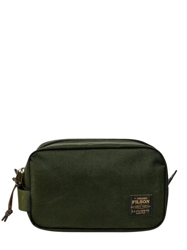 Filson Logo Patch Zip-around Clutch Bag - Green