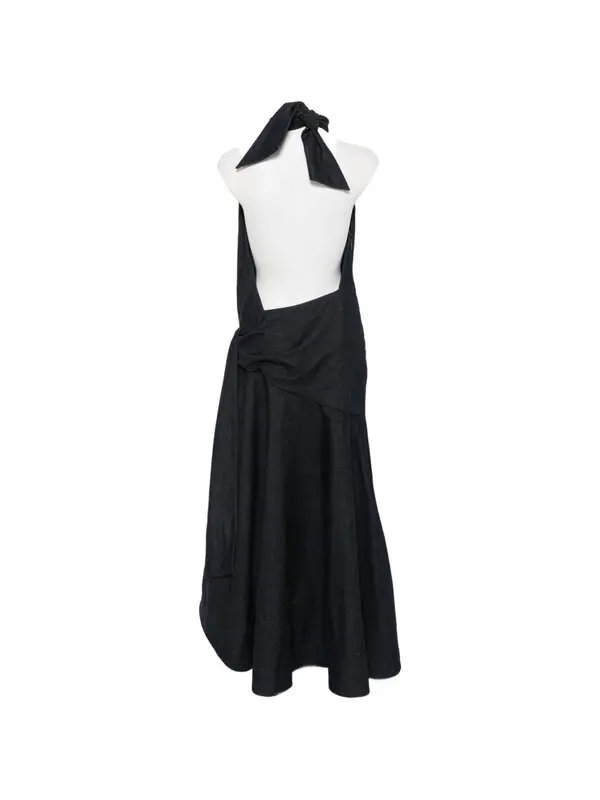 Zimmermann Valiant Denim Draped Dress
