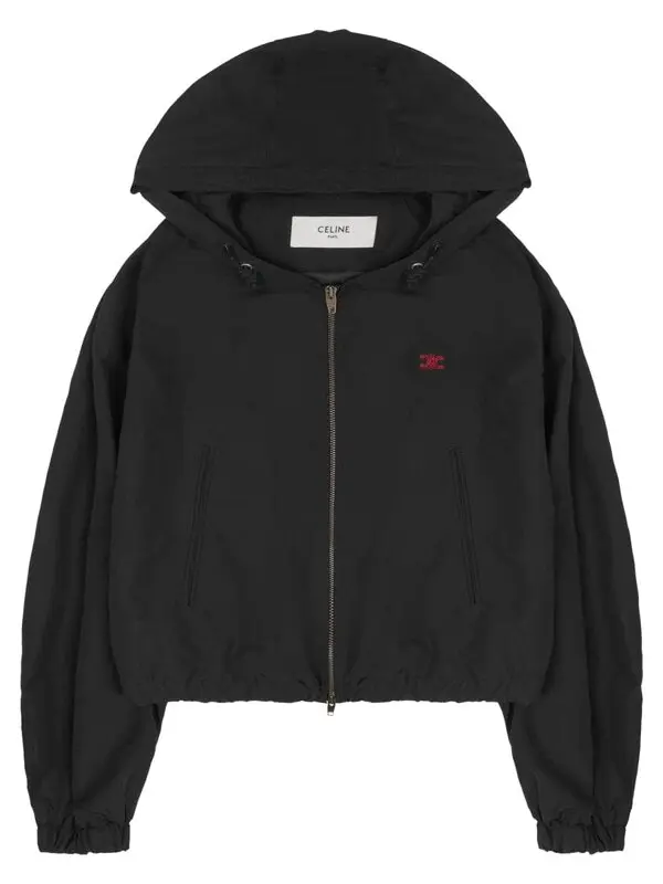 Celine Nylon Windbreaker - Black