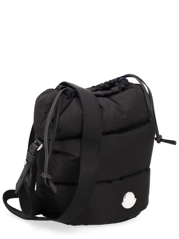 Moncler Quilted Bucket Bag - Black