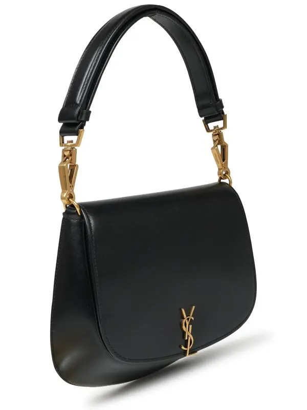 Saint Laurent Leather Mini Voltaire Handbag
