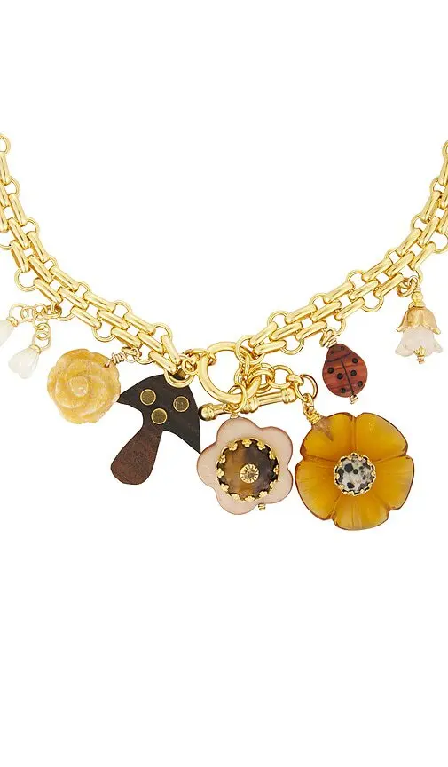 Brinker & Eliza Desert Bloom Necklace In Multi