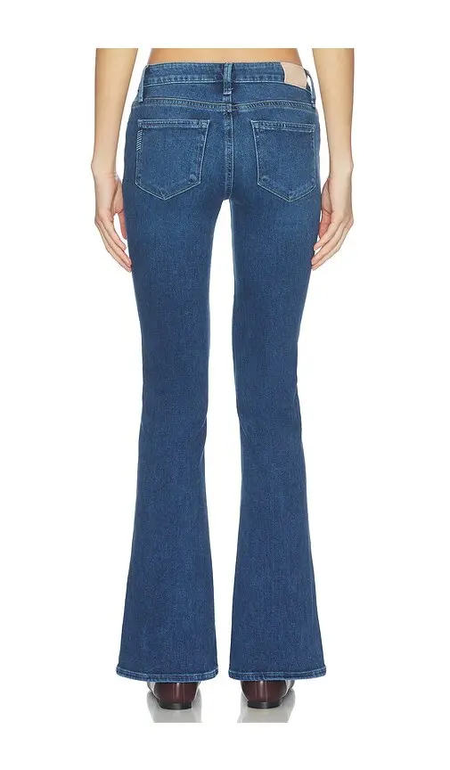 Paige Laurel Canyon Bootcut Jeans In Blue