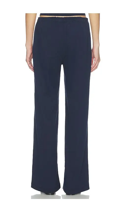 VIR VITA Hilda Pointelle Pant In Navy