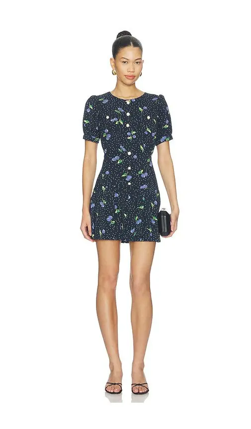 Astr The Label Brenlee Dress In Navy