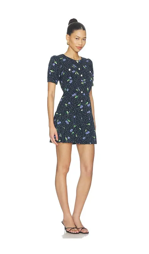 Astr The Label Brenlee Dress In Navy