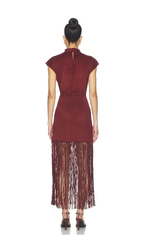 Saylor Astelle Dress In Wine
