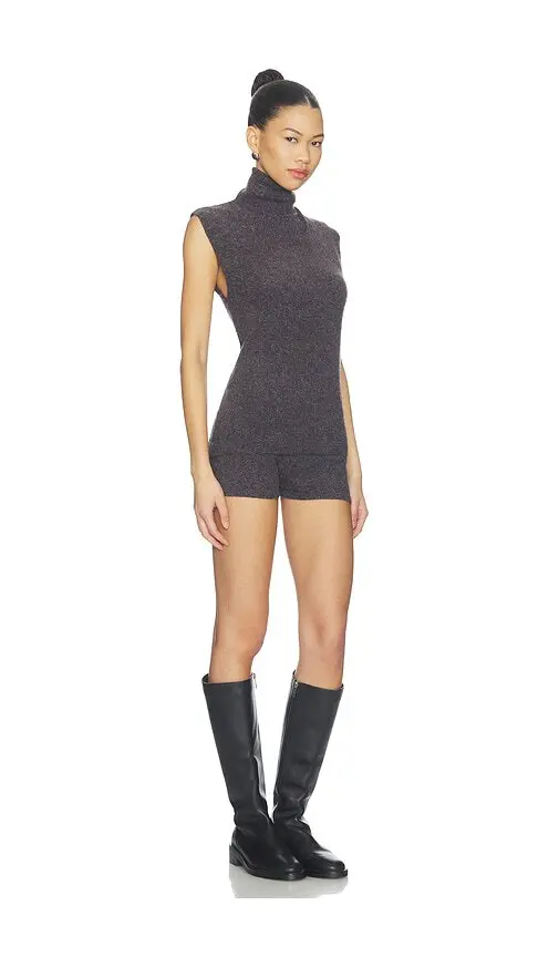 ALL THE WAYS Sibi Knit Short Set