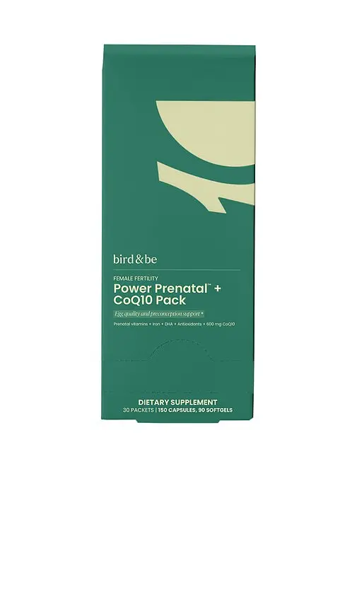 BIRD&BE Female Fertility Power Prenatal + Coq10 Boost