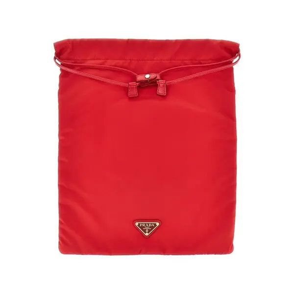 Prada Re-nylon Pouch - Red