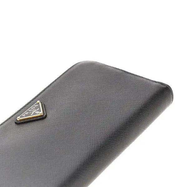 Prada Saffiano Leather Zip-around Wallet