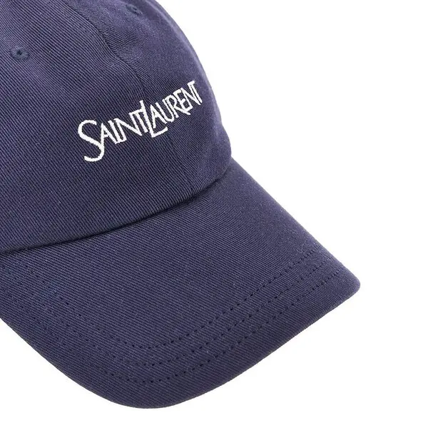 Saint Laurent Embroidery Baseball Cap