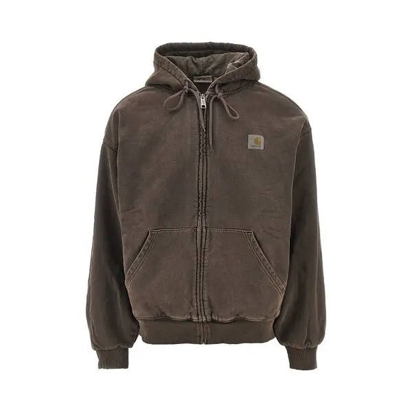 Carhartt Work In Progress Vita' Full-zip Hoodie - Brown