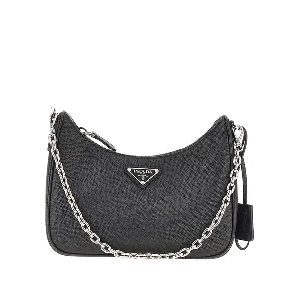 Prada Saffiano Leather Re-edition 2005 Bag - Black