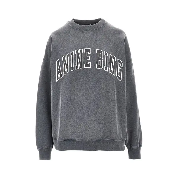 ANINE BING Miles' Crewneck Sweatshirt - Grey