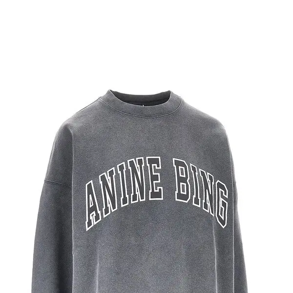 ANINE BING Miles' Crewneck Sweatshirt - Grey