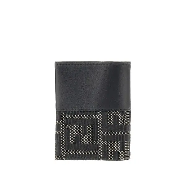 Fendi Ff Jacquard Bi-fold Card Holder
