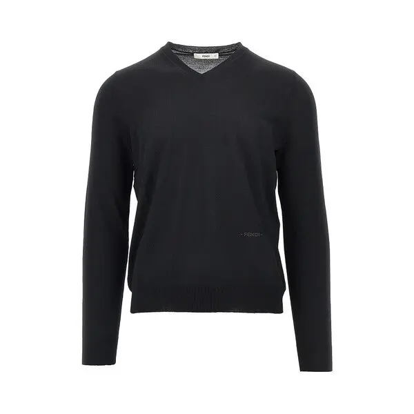 Fendi V-neck Wool Sweater