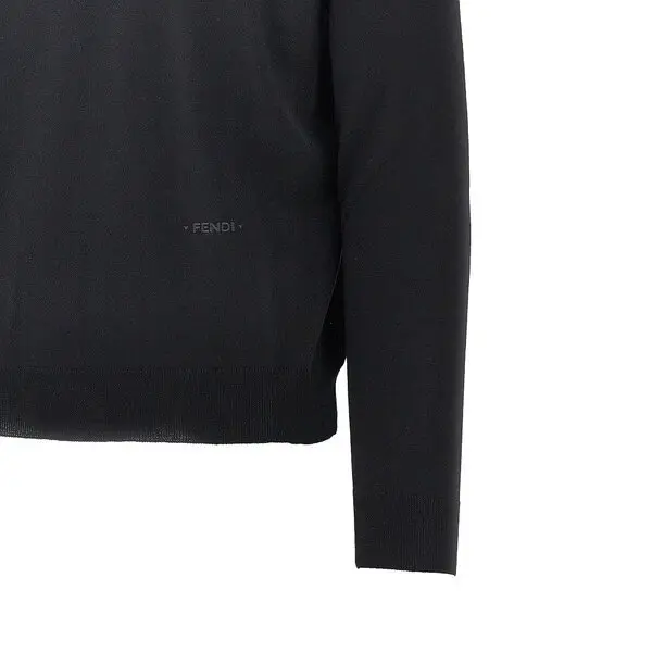 Fendi V-neck Wool Sweater