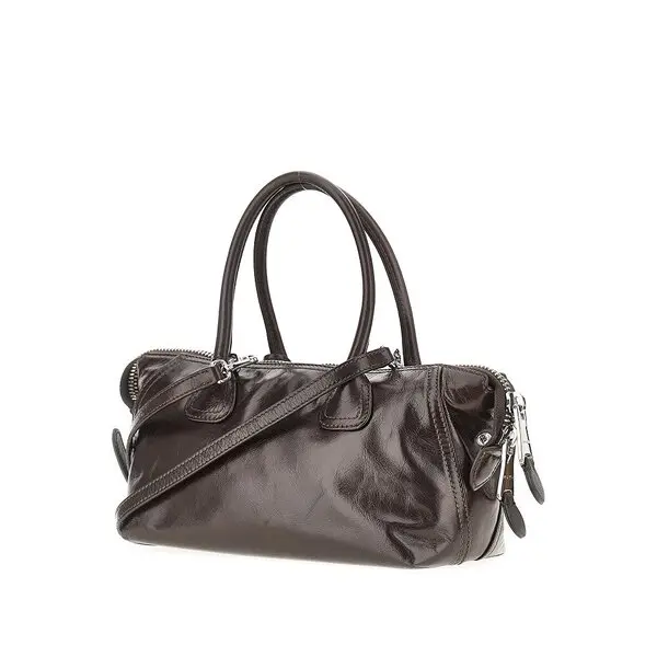 Miu Miu Embossed Logo Leather Bag