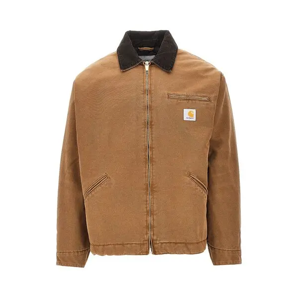 Carhartt Work In Progress Og Detroit' Canva Jacket - Brown