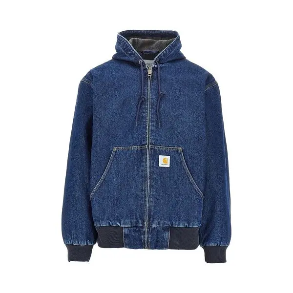 Carhartt Work In Progress Og Active' Denim Blouon Jacket - Blue