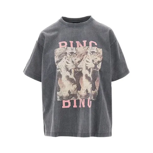 ANINE BING Tiger Bing' Print T-shirt