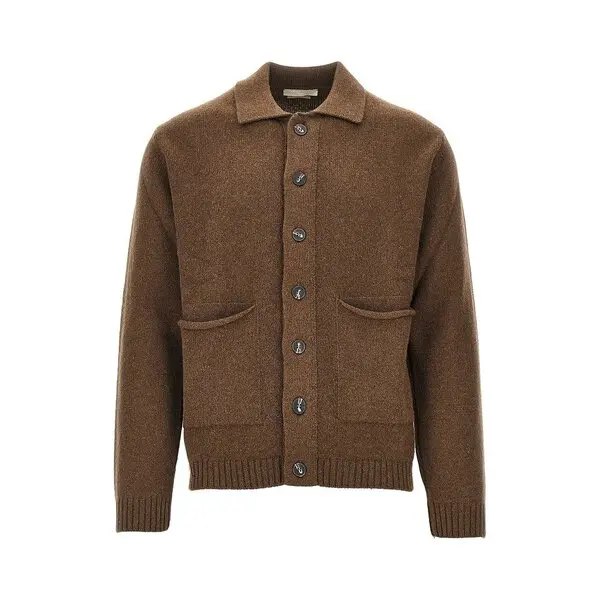 DANIELE FIESOLI Upcycled Cashere Cardigan An - Brown