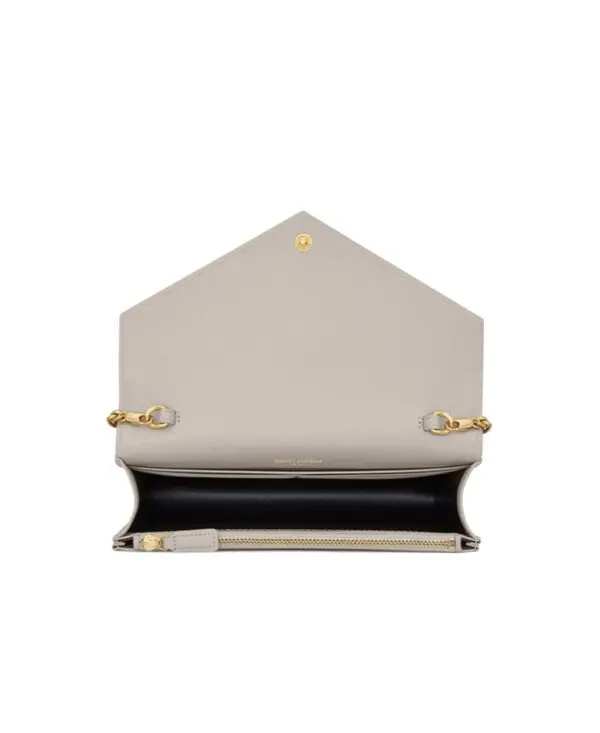 Saint Laurent Cassandre Envelope Chain Wallet