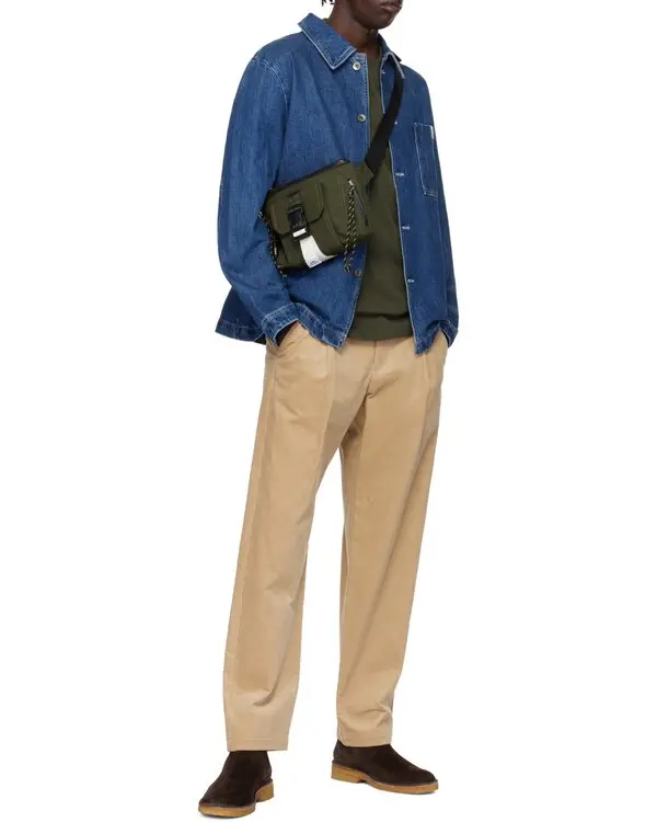 A.p.c. Logo Patch Denim Overshirt