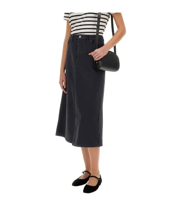 A.p.c. High-waist Georgia Skirt