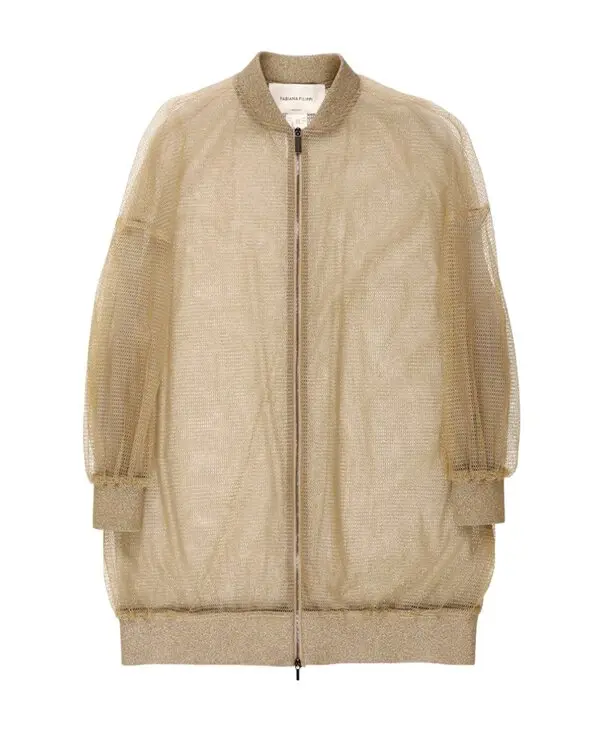Fabiana Filippi Glitter Embellished Zip-up Jacket