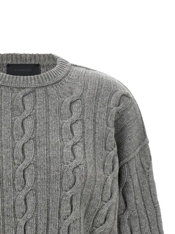 HAIKURE Cropped Knit Sweater