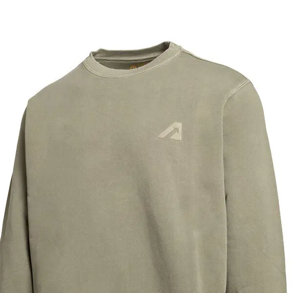 AUTRY Distressed-detail Crewneck Sweatshirt