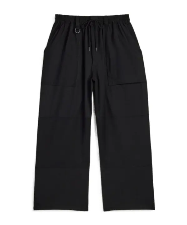 Y3 Wool Wide Trousers