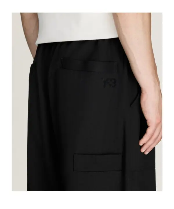 Y3 Wool Wide Trousers